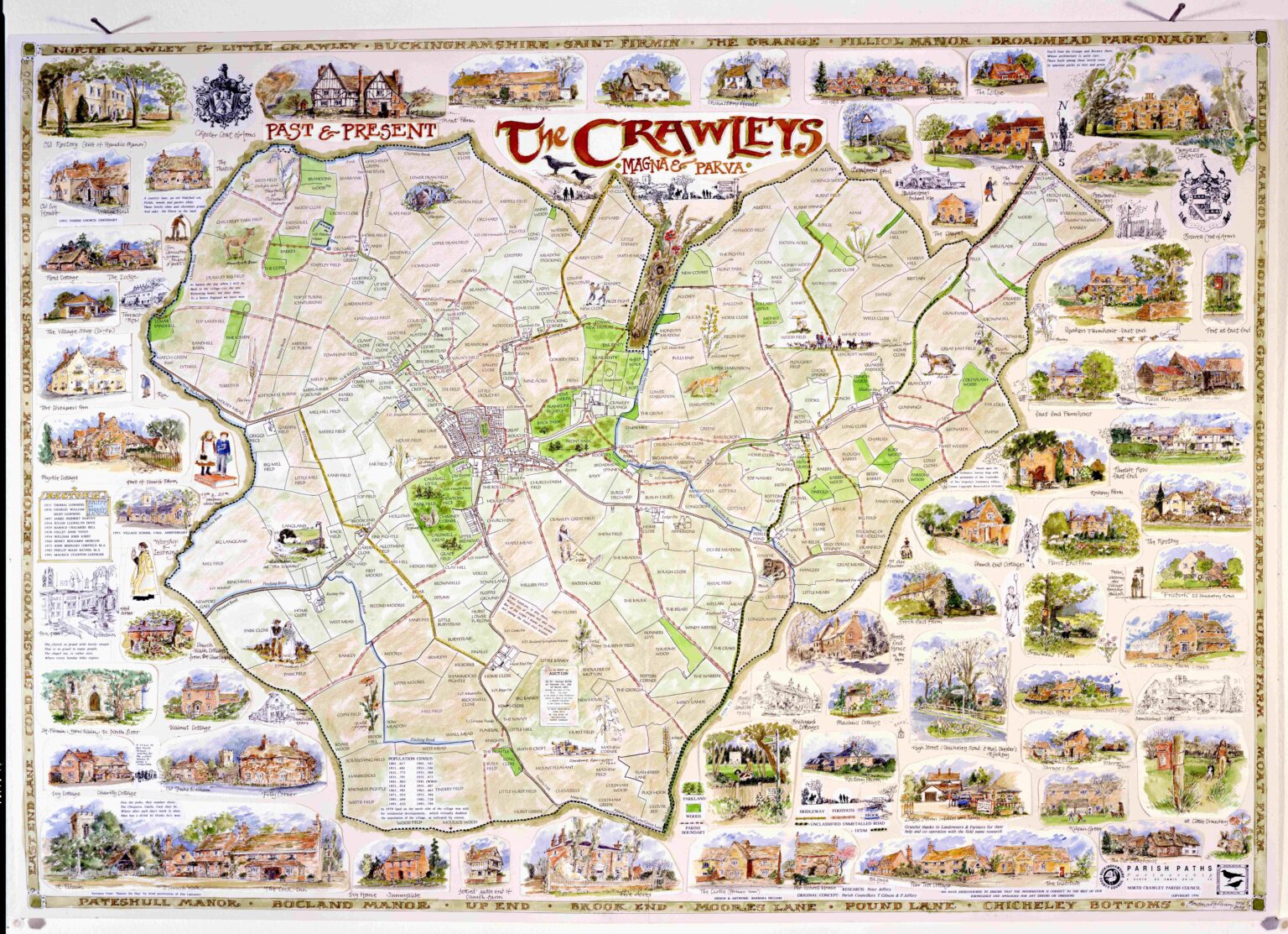 Maps & footpaths - North Crawley Historical Society