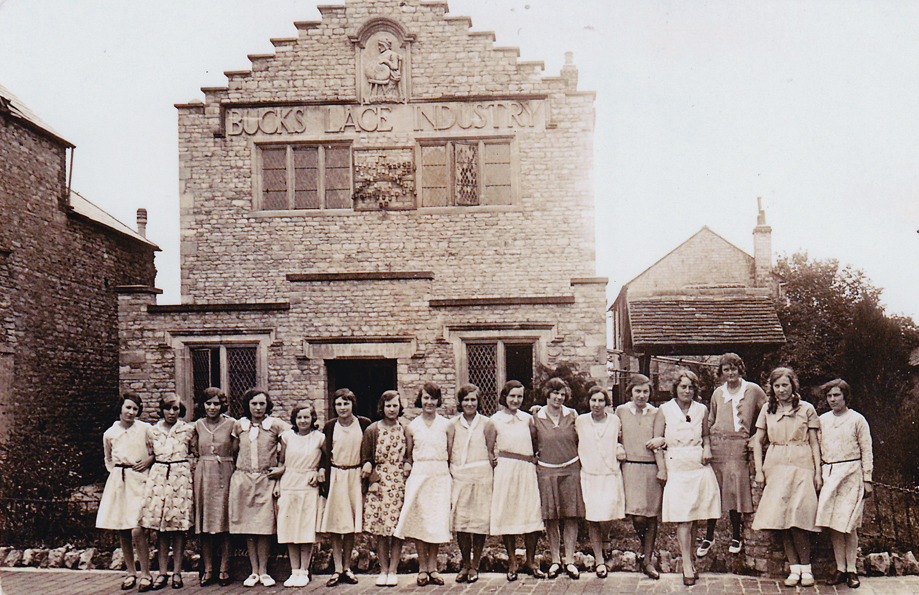 CIS ELDERTON AT HARRY ARMSTRONG'S LACE FACTORY