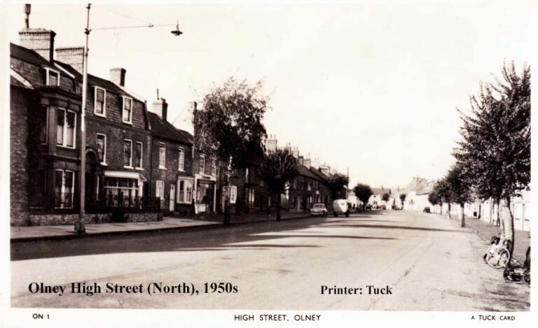 A SELECTION OF OLNEY POSTCARDS