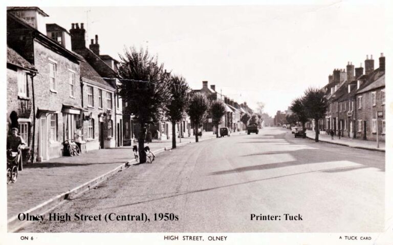 A SELECTION OF OLNEY POSTCARDS