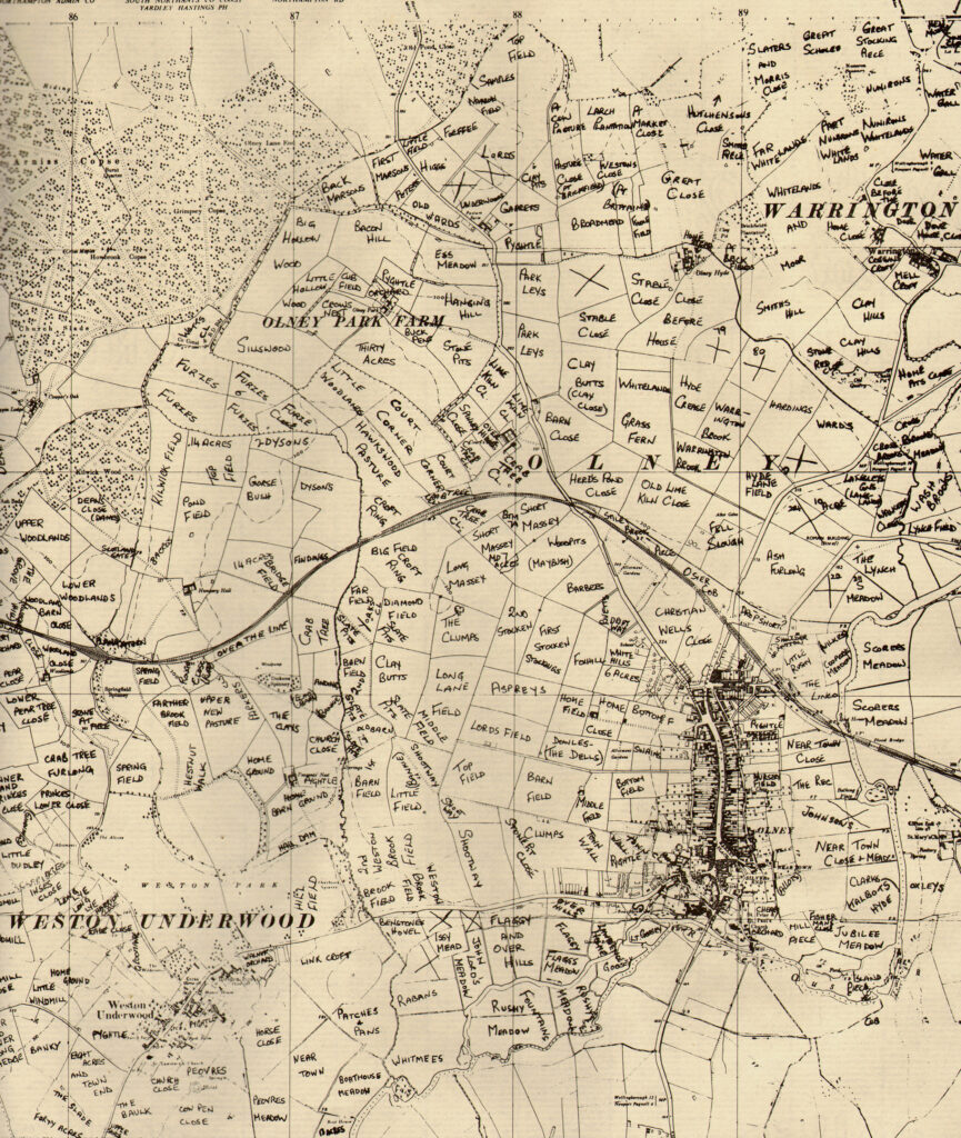 OLNEY FIELD NAMES (& OLNEY GROWTH)