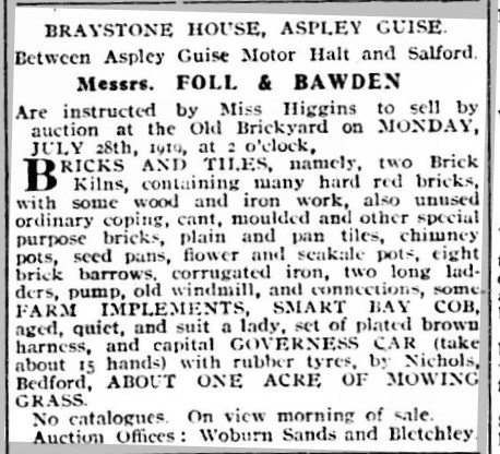Braystone House, Aspley Guise - Woburn Sands Collection